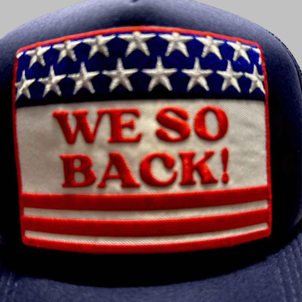 Dan Scavino Jr We're So Back Hat - gullprint.com