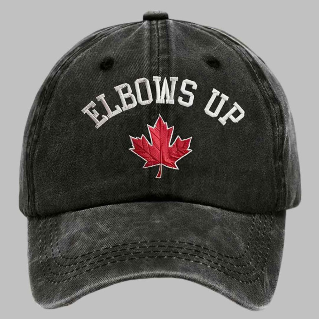 Canada Elbows Up Printed Baseball Cap - gullprint.com