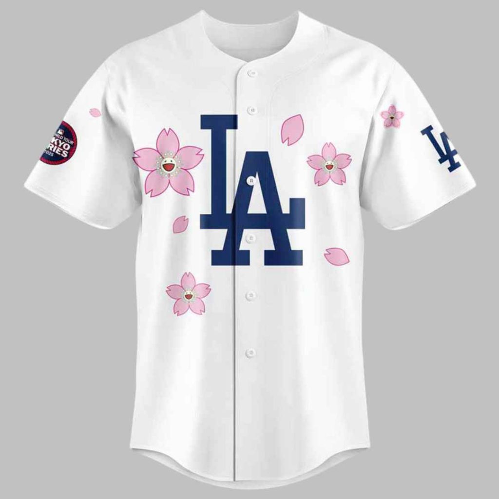 LA Dodgers Takashi Murakami World Tour Tokyo Series Jersey - gullprint.com