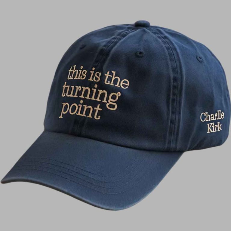 Retro Charlie Kirk This Is The Turning Point Print T-Shirt - gullprint.com