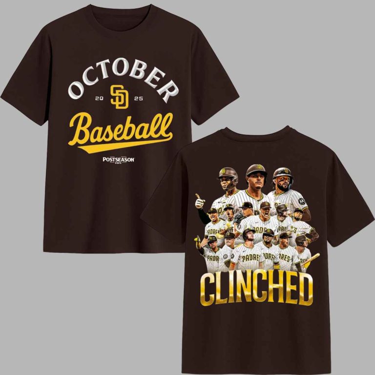 Padres October Baseball 2025 Shirt - gullprint.com