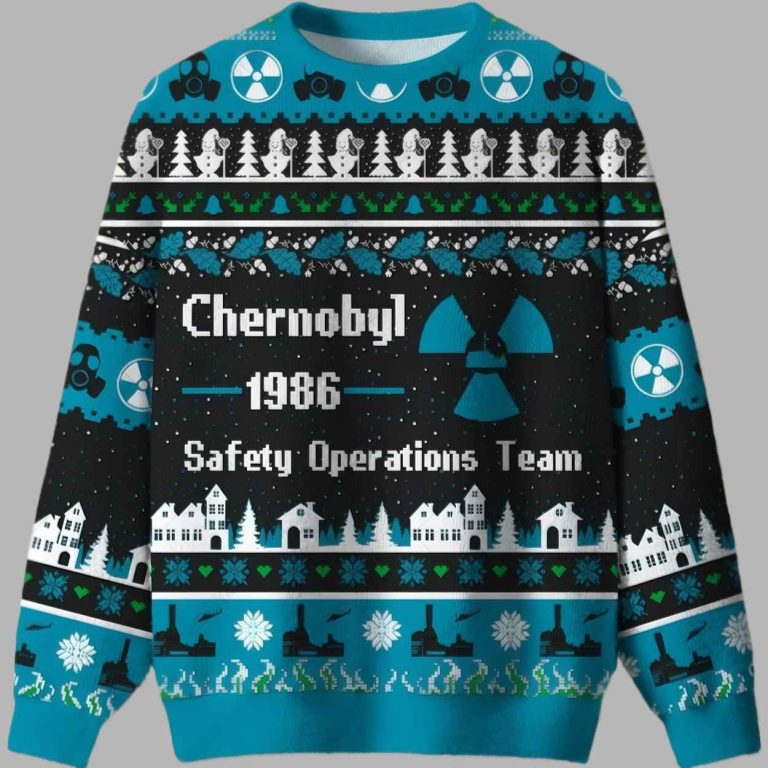 Chernobyl 1986 Safety Operations Team Ugly Christmas Sweater ...