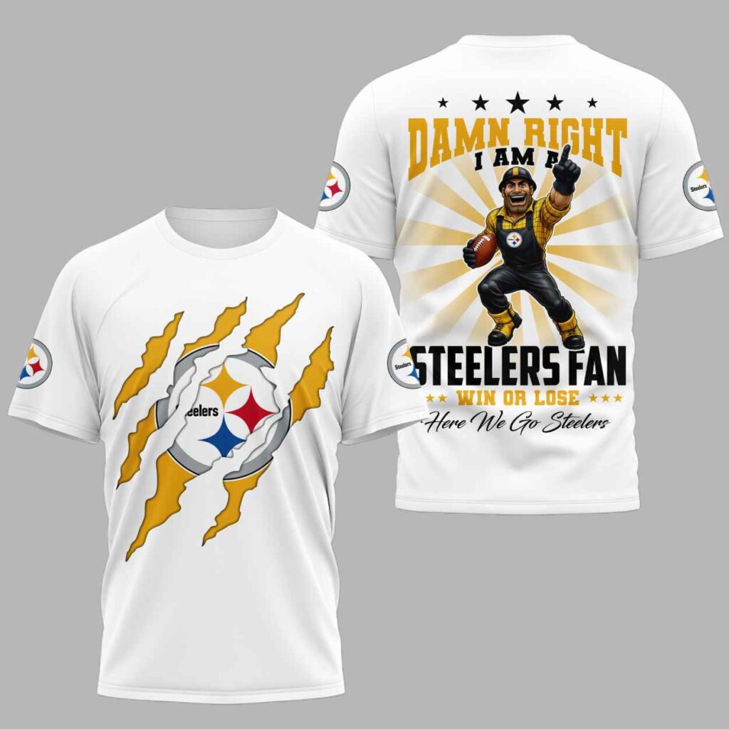 Steelers Here We Go Steelers 3D Shirt - gullprint.com