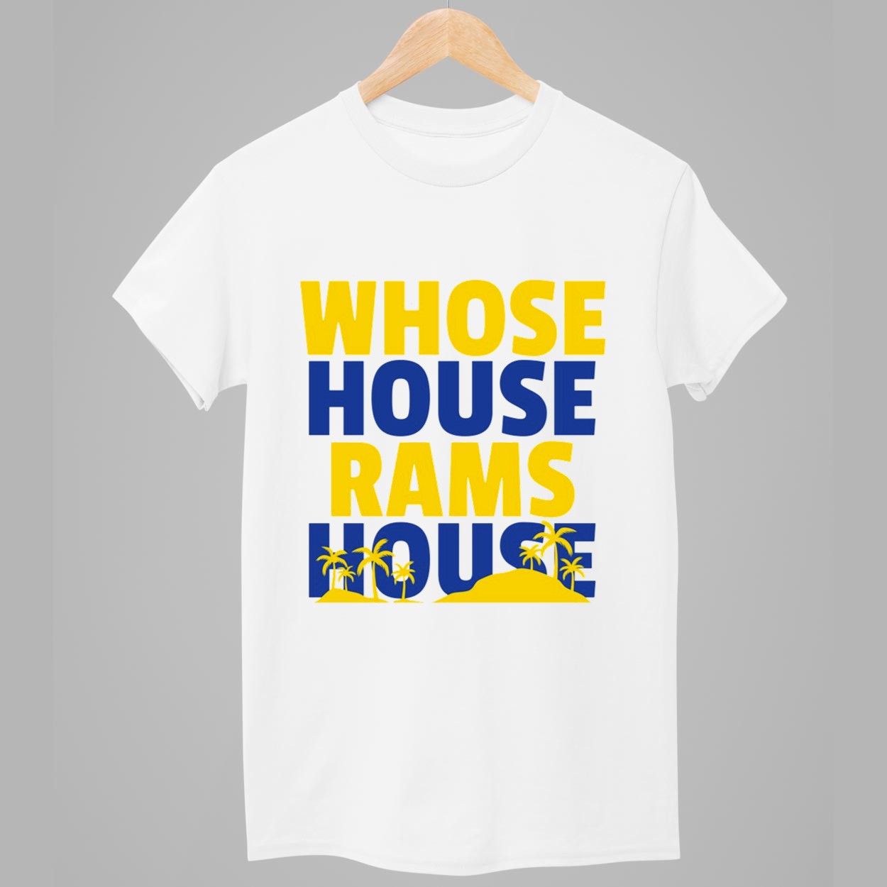 Whose House Rams House Shirt - gullprint.com