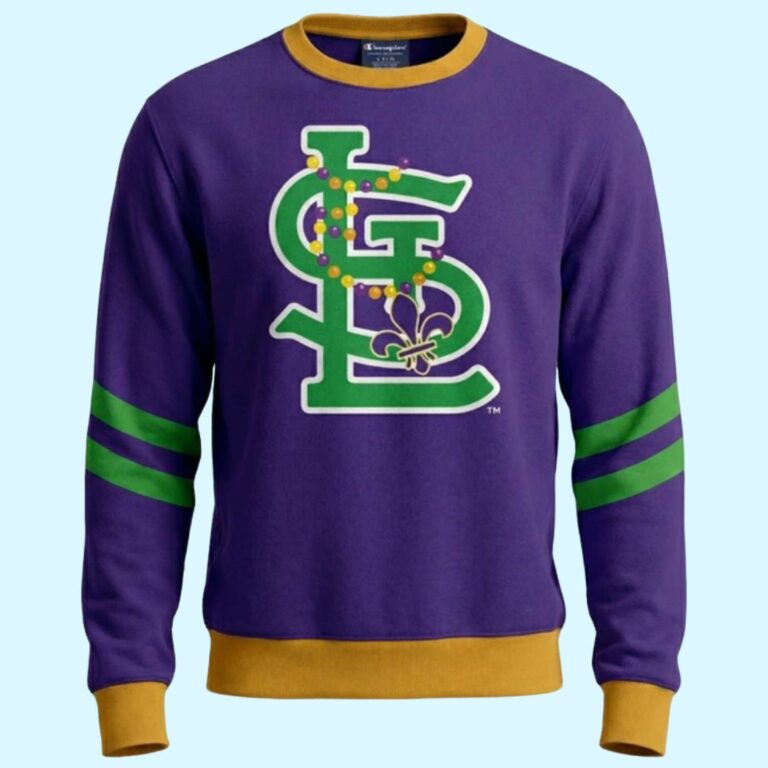 2026 Cardinals Halfway to Mardi Gras Sweatshirt Giveaway - gullprint.com